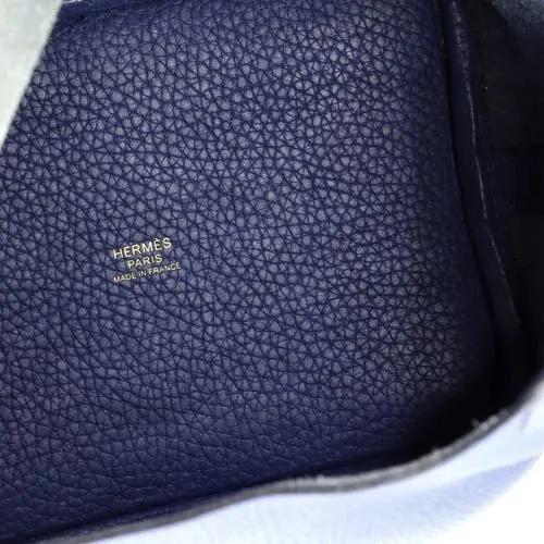 Hermès Picotin Lock Bag Clemence Pm - Blue