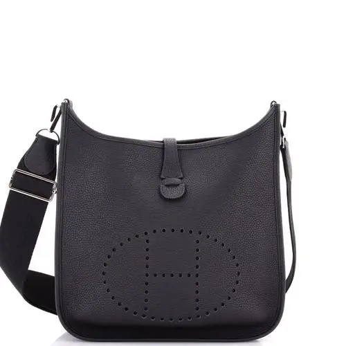 Hermès Evelyne Bag Gen Iii Clemence Pm - Noir