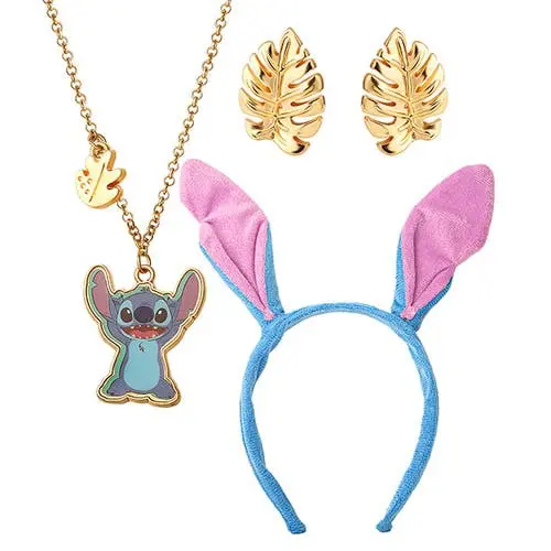 Disney Headband, Earring, And Necklace Set - Multi/blue