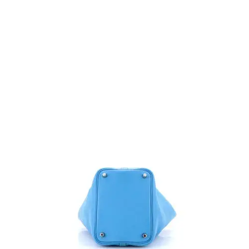 Hermès Picotin Lock Bag Clemence Pm - Blue