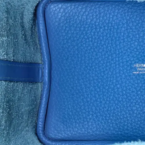 Hermès Picotin Lock Bag Clemence Pm - Blue