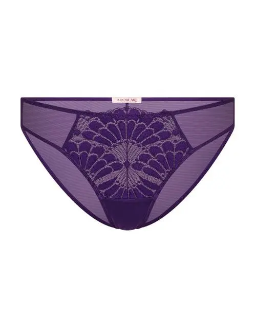 ADORE ME Whitley Tanga Panties - Dark Purple