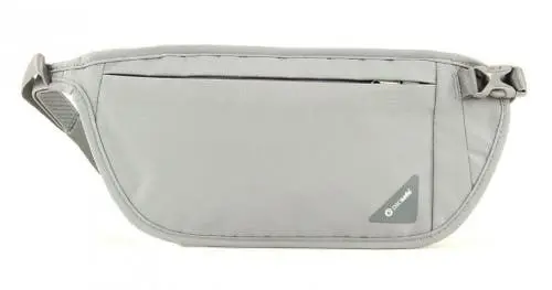 PACSAFE Coversafe V100 Rfid Blocking Waist Wallet - Neutral Grey