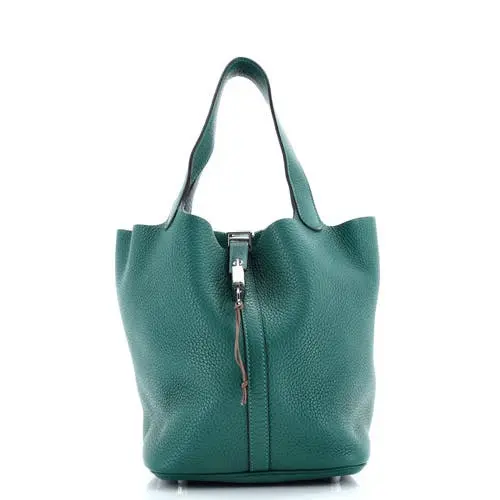 Hermès Picotin Lock Mm - Malachite