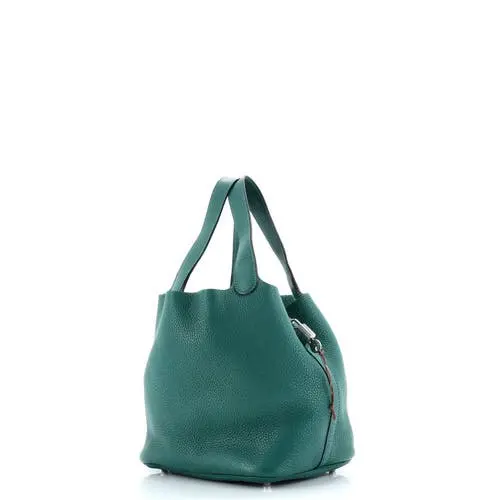 Hermès Picotin Lock Mm - Malachite
