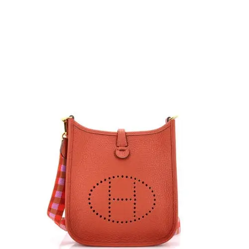 Hermès Evelyne Bag Gen Iii Clemence Tpm - Brown