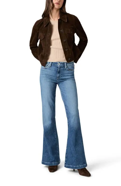 Paige Genevieve High-waist Bootcut Jeans - Bookshelf