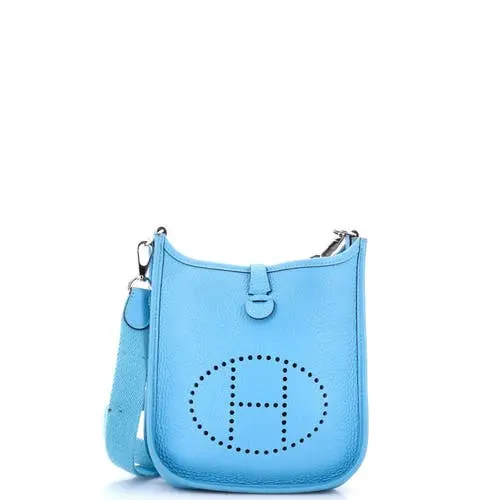 Hermès Evelyne Bag Gen Iii Clemence Tpm - Blue
