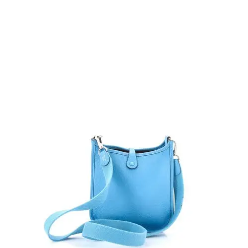 Hermès Evelyne Bag Gen Iii Clemence Tpm - Blue