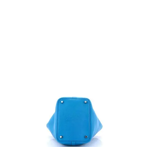 Hermès Picotin Lock Bag Clemence Pm - Blue