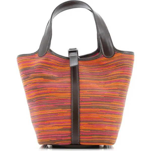 Hermès Picotin Bag Vibrato Pm - Brown