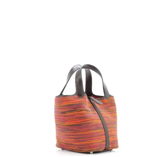 Hermès Picotin Bag Vibrato Pm - Brown