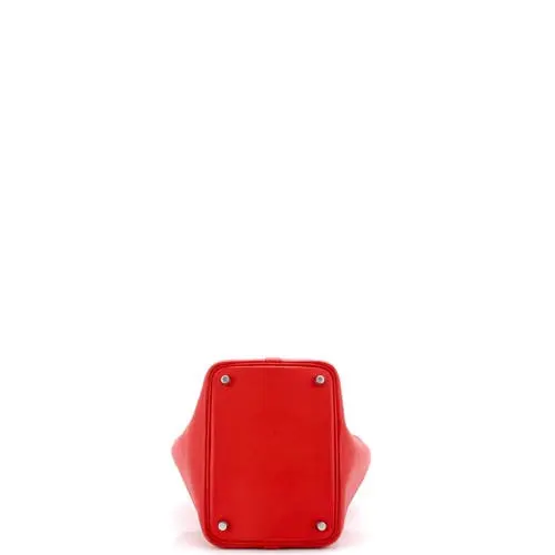 Hermès Picotin Lock Bag Tressage Epsom Pm - Red
