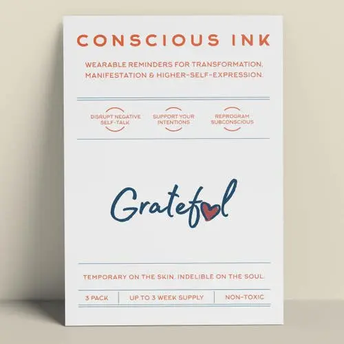 CONSCIOUS INK Grateful Access Cap With Ink