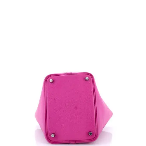 Hermès Picotin Lock Bag Tressage Epsom Pm - Pink