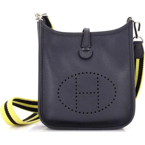 Hermès Evelyne Bag Gen Iii Epsom Tpm - Blue