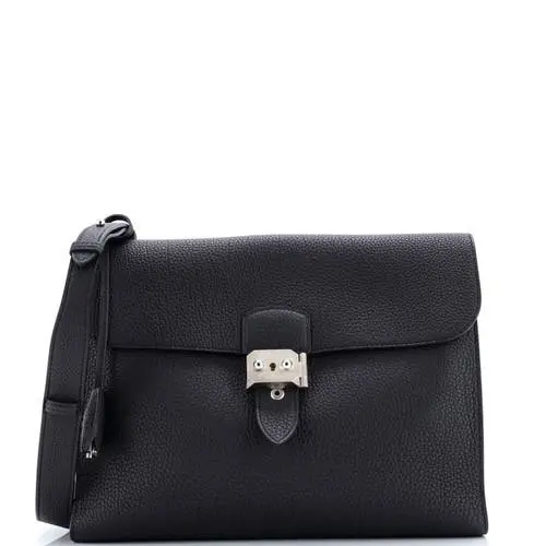Hermès Sac A Depeches Messenger Bag Togo 29 - Black