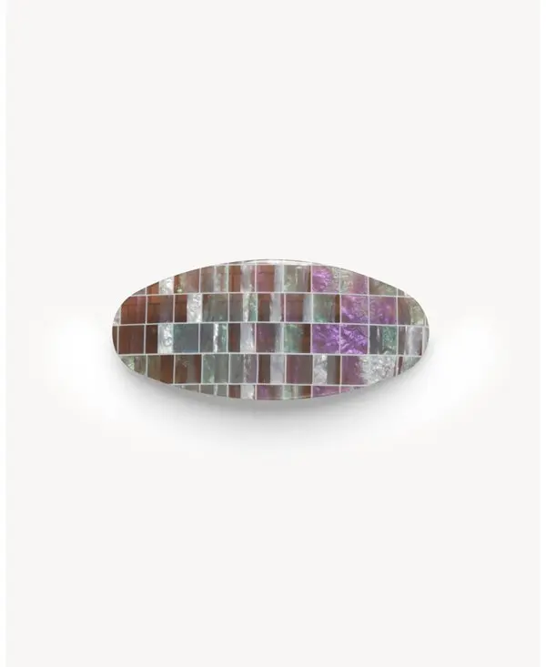 MACHETE Jumbo Oval Barrette - None