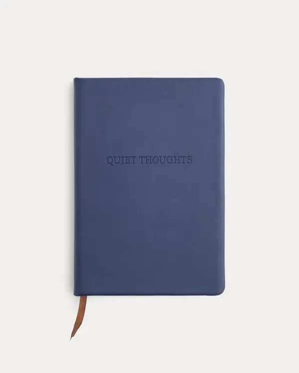 Everlane X Peace & Quiet Leather Journal - Navy
