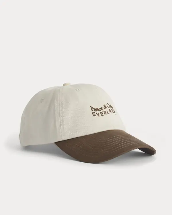 Everlane X Peace & Quiet Baseball Cap - Bone