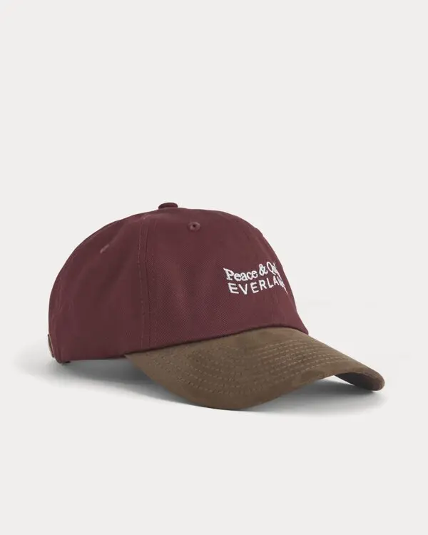 Everlane X Peace & Quiet Baseball Cap - Wine