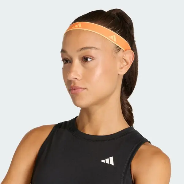Adidas Multiple Width Training Headbands 3 Per Pack - Pure Orange / Semi Ice Tangerine / Orbit Grey / White