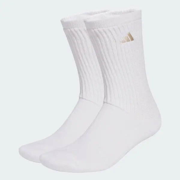 Adidas Slouch Socks 2-pair Pack - White / Crystal Linen