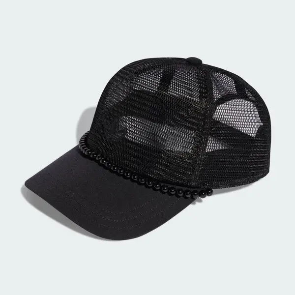 Adidas Trucker Cap In Mesh With Beads - Black