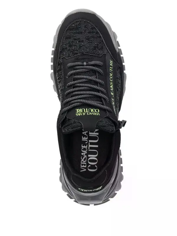 Versace Textured Logo Sneakers