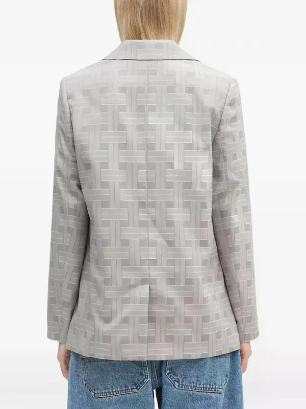 Kenzo Patterned Double-breasted Blazer