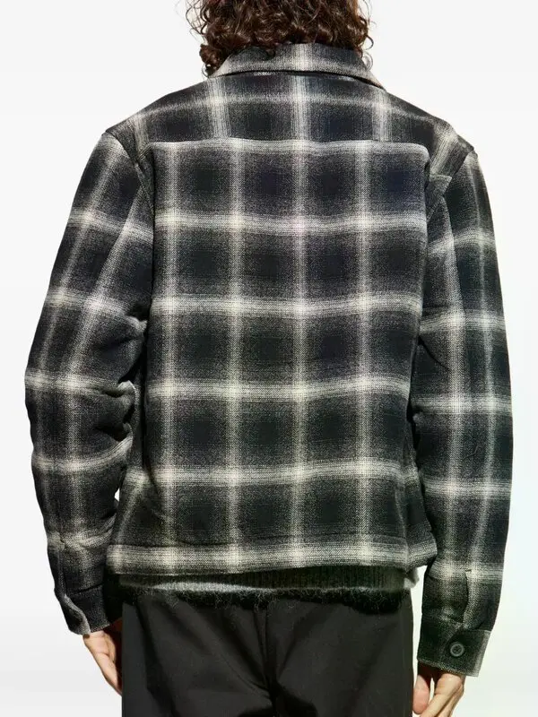 ALLSAINTS Bayo Plaid Zip-up Overshirt