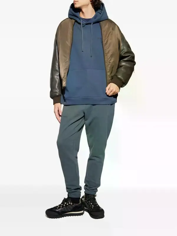 ALLSAINTS Logo-print Hoodie - Blue