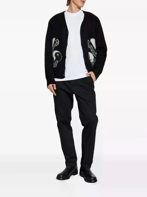 ALLSAINTS Reflection Button Cardigan - Black