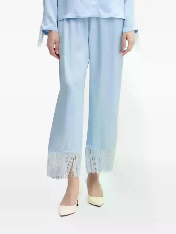 Sleeper Fringed Pajamas - Blue