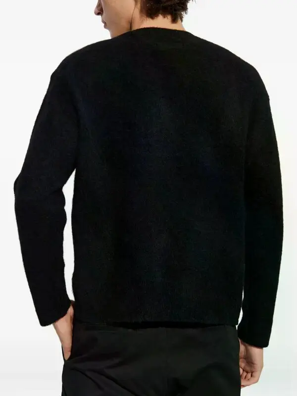 ALLSAINTS Curv Embroidered Sweater - Black