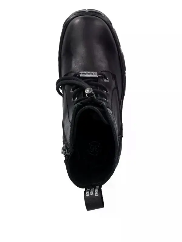 NEW ROCK 120mm Lace-up Platform Boots