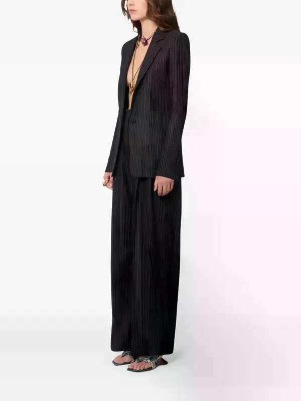 Nina Ricci Pinstriped Wide-leg Trousers
