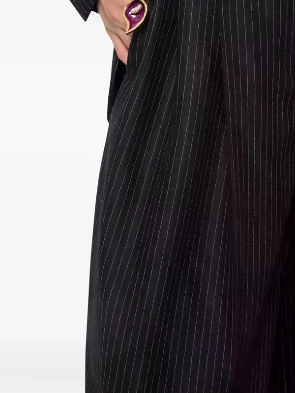 Nina Ricci Pinstriped Wide-leg Trousers