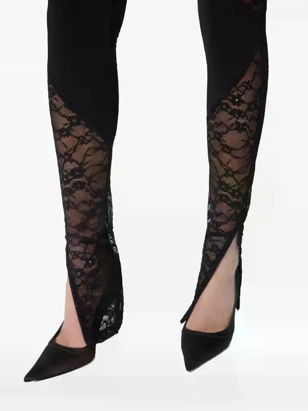 Nina Ricci Patchwork-lace Leggings