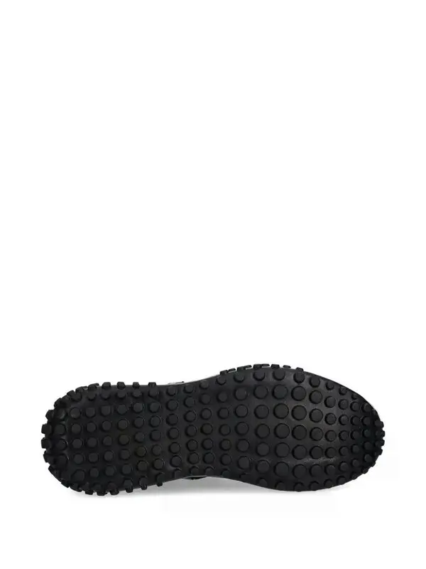 Versace Logo Detail Lace-up Sneakers - Red
