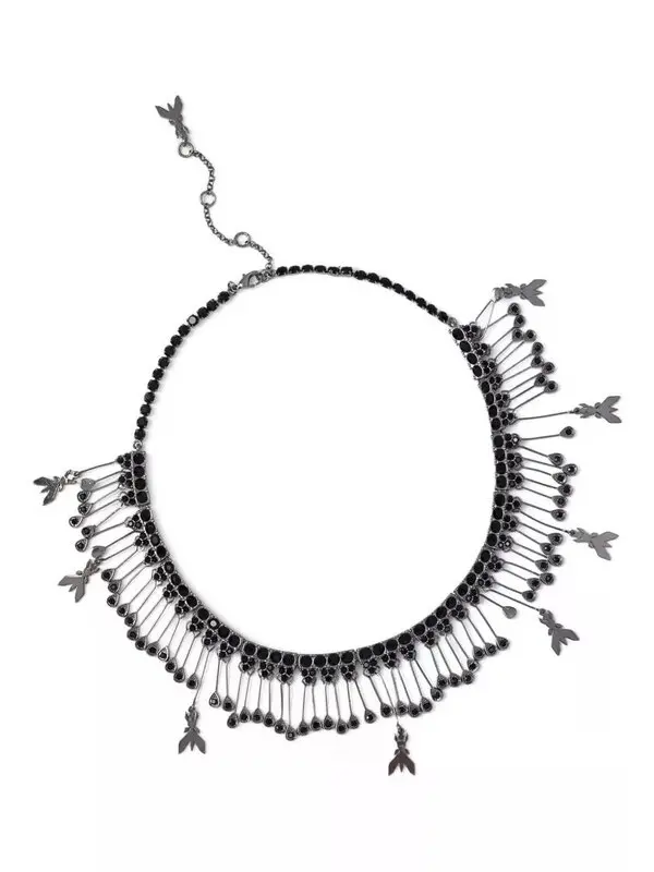 Patrizia Pepe Fly Drop Charm Necklace - Silver