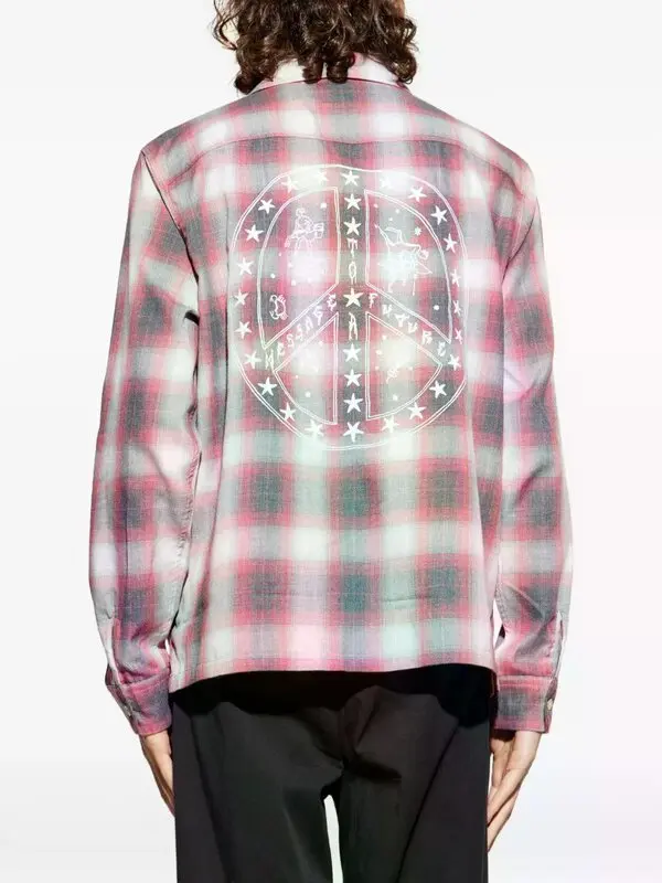 ALLSAINTS Shams Plaid Pocket Shirt - Red