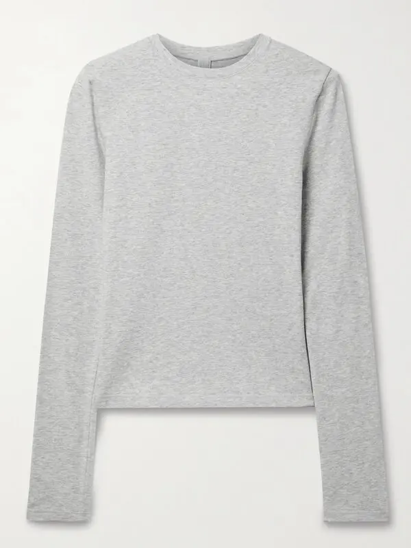 SKIMS Stretch-cotton Jersey Top