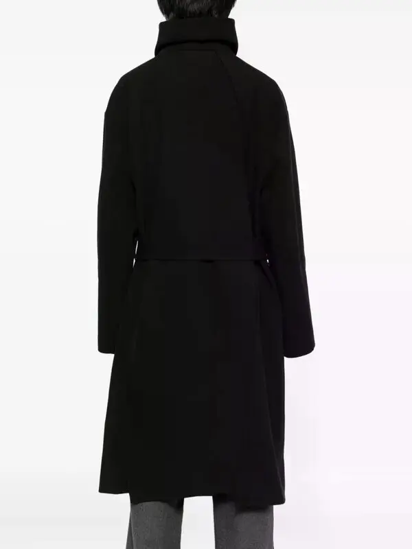 SONGZIO Cut Out Wrap Coat