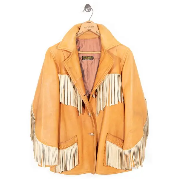 Ralph Lauren 1930s Fringe Buckskin Jacket - Brown
