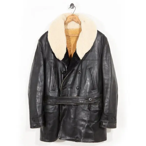 Ralph Lauren 1930s Shearling-lined Car Coat