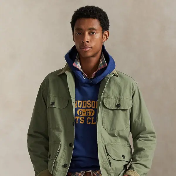 Ralph Lauren Cotton Canvas Overshirt - Olive