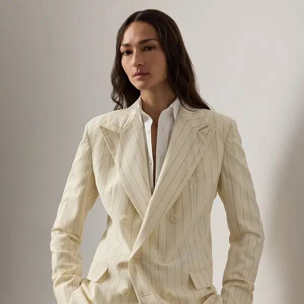 Ralph Lauren Ramona Striped Wool Jacket