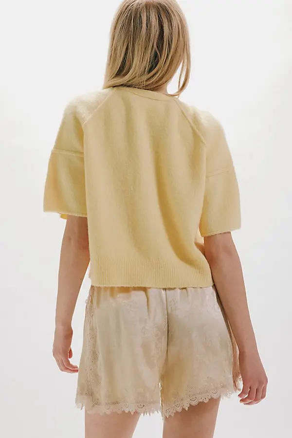 Free People See Me Softspun Cardigan - Sunlight