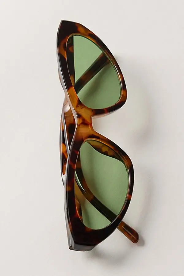 Free People Penny Twist Cat Eye Sunglasses - Tort/lake